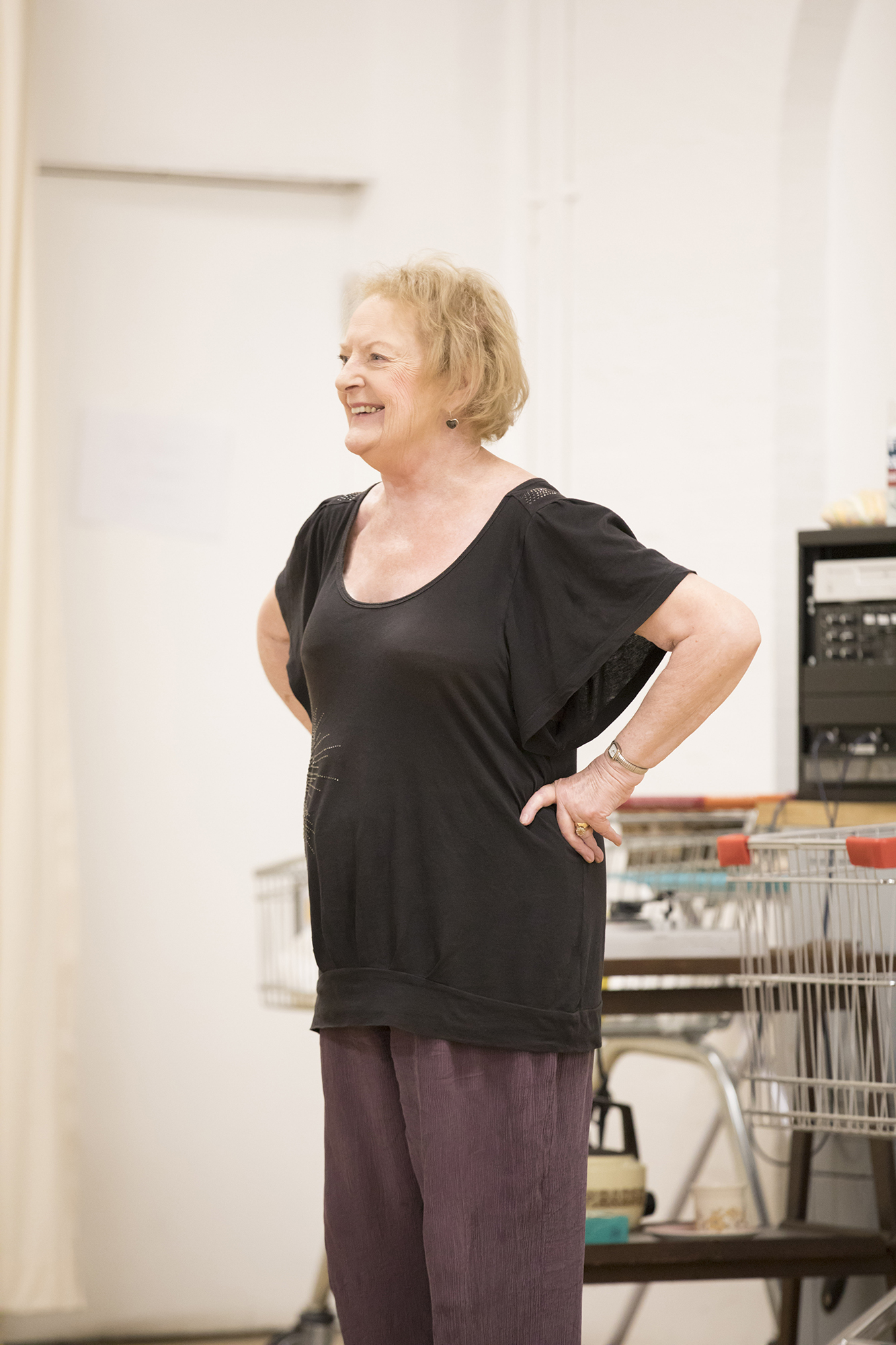 June Watson (Molly) in rehearsal for Road by Jim Cartwright (Photo ...